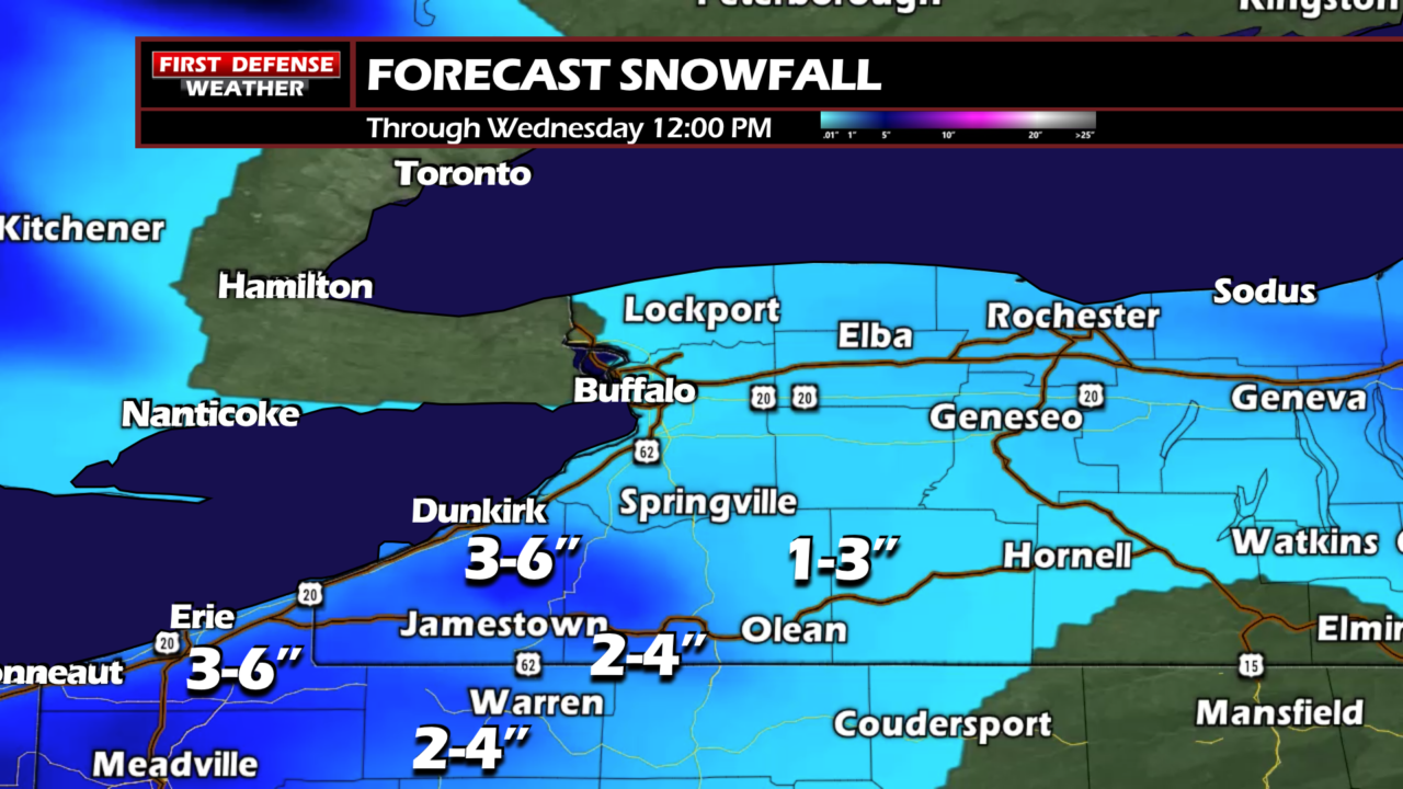 Lake Effect Snow Continues Through Tomorrow; Record Cold Likely Tonight ...
