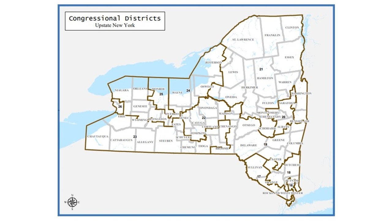 A Look At New Yorks Final Draft To Redraw Congressional Districts