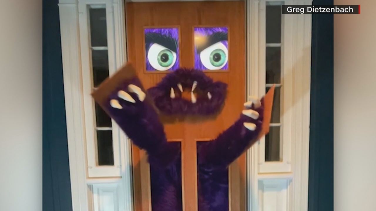 Man Creates 'Monster' Door For Halloween – WNY News Now