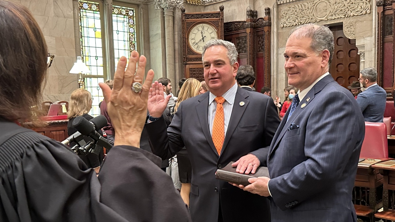 Senator George Borello Takes Oath of Office in Albany – WNY News Now