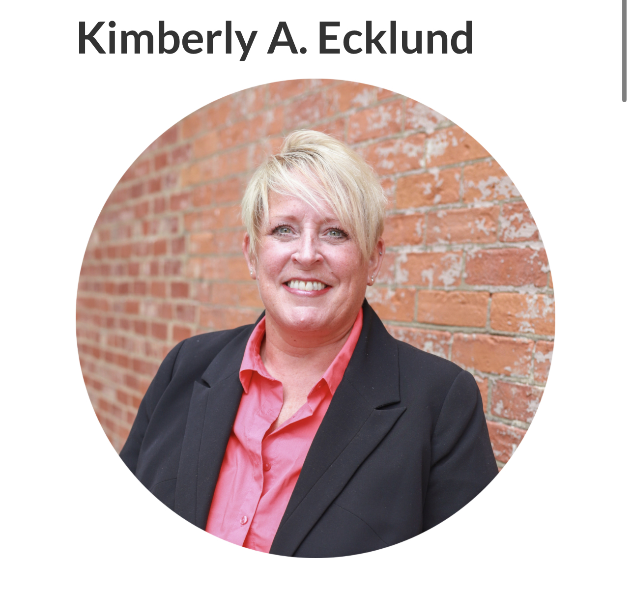 Kimberly A. Ecklund Secured Victory – WNY News Now
