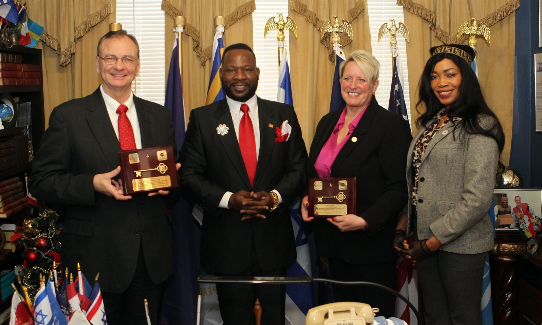 Ambassador Hugues Sanon Meets with Mayors Ecklund and Holcomb – WNY ...